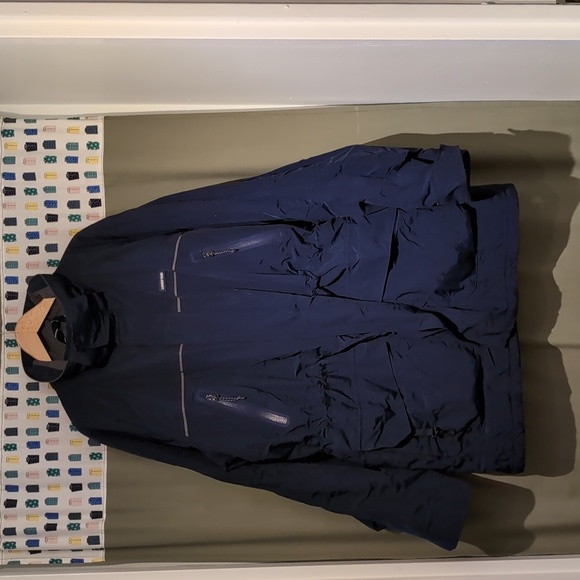 Lands' End | Jackets & Coats | Squall Parka Removable Hood Navy | Poshmark